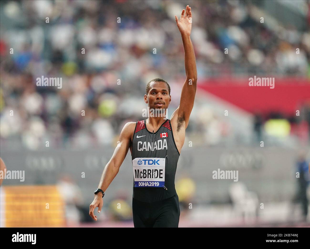 Brandon Mcbride of Canada competing in the 800 meter for men during the ...