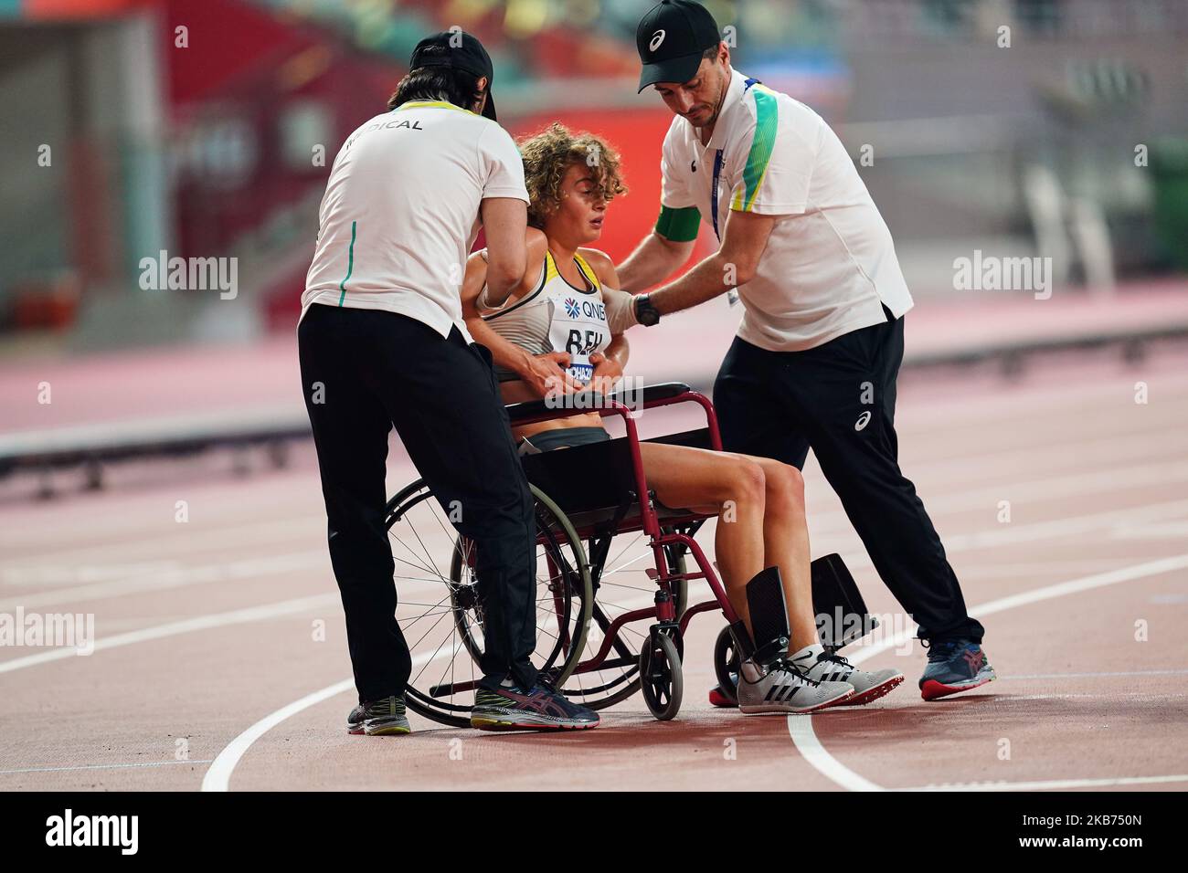 Alina Reh of Germany competing in the 10000 meter for women during the ...