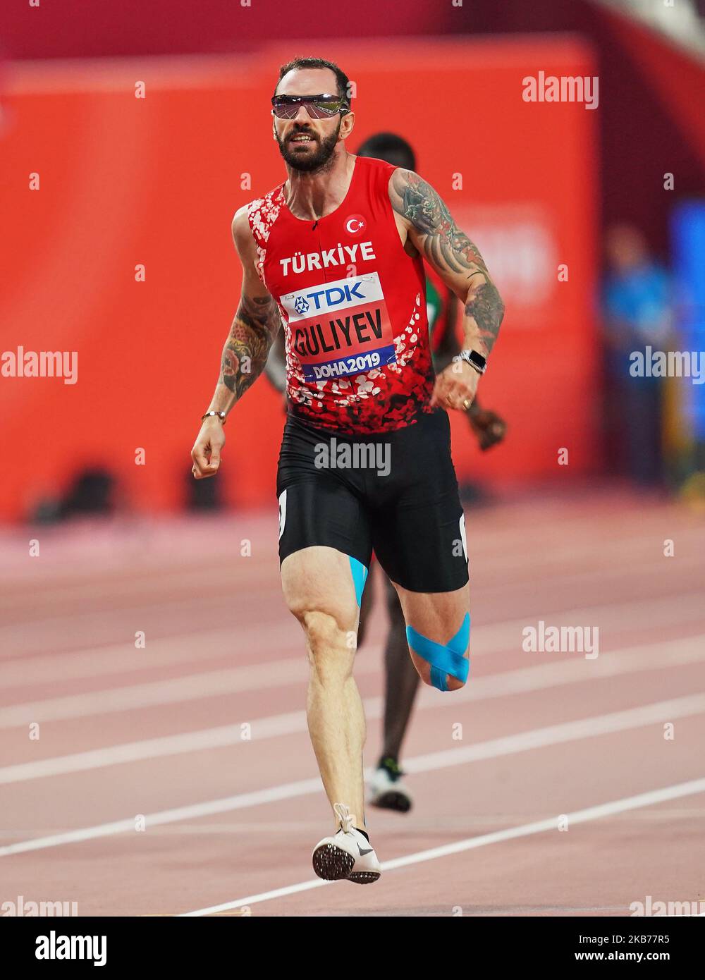 Ramil Guliyev of Turkey competing in the 200 meter for men during the ...