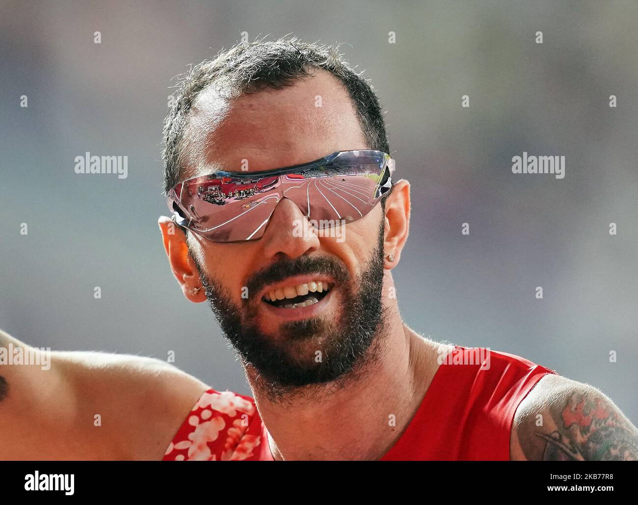 Ramil Guliyev of Turkey competing in the 200 meter for men during the ...