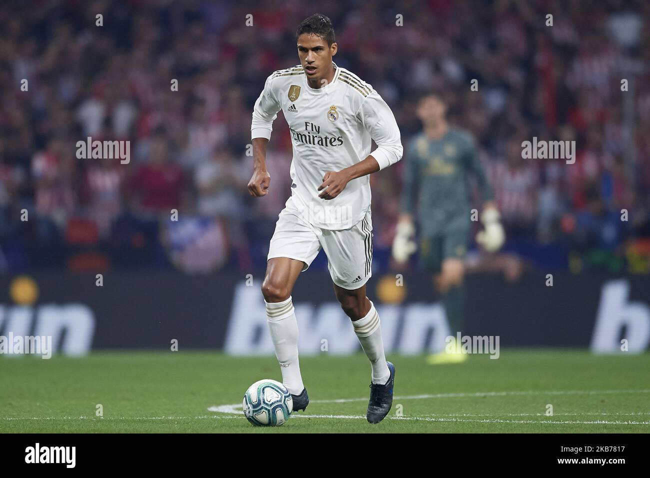 Raphael Varane of Real Madrid during the Liga match between Club ...