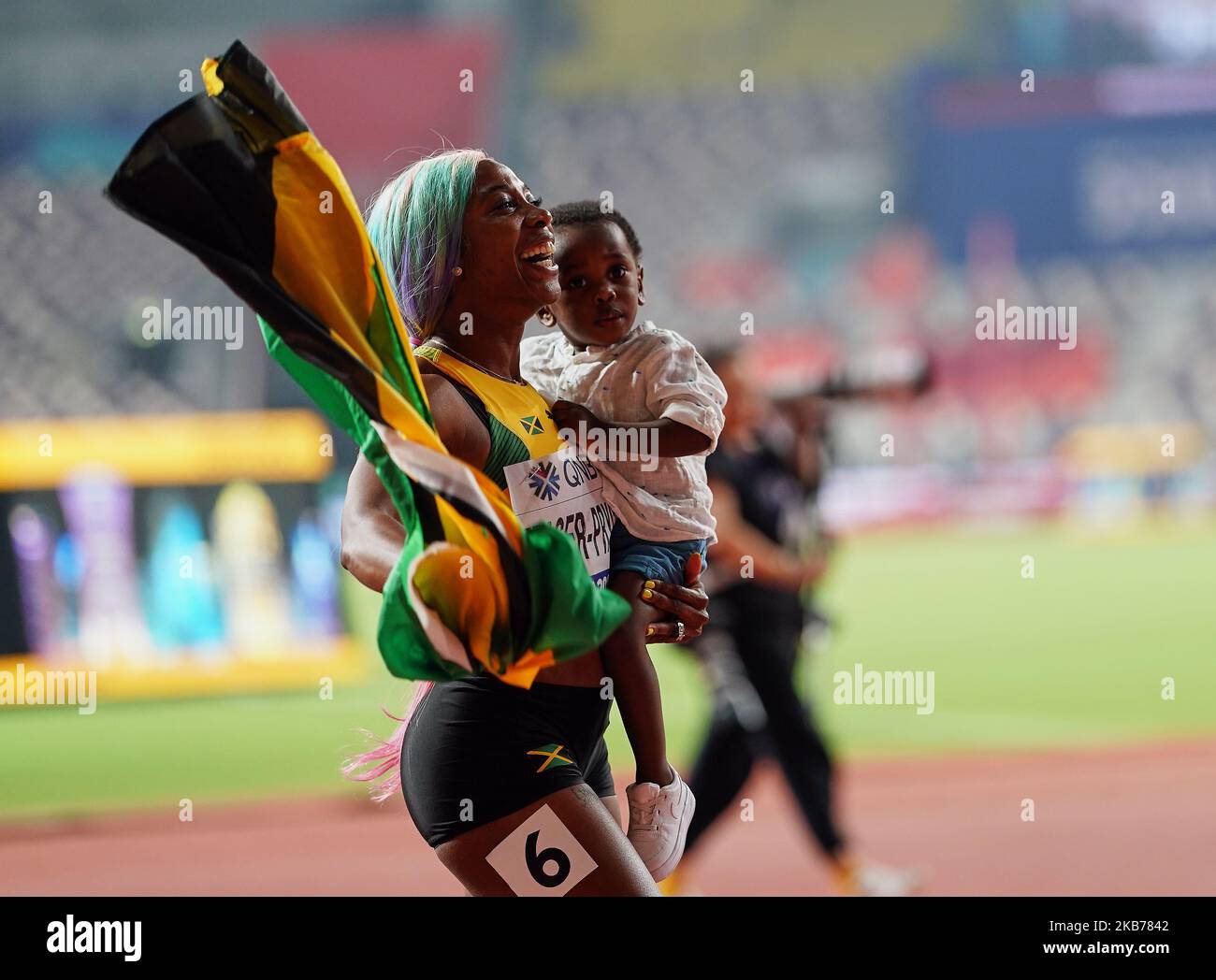 Shelly ann fraser pryce doha hi-res stock photography and images - Alamy