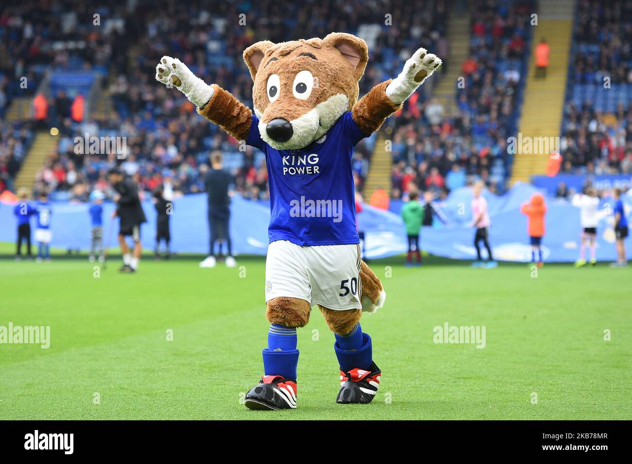 Leicester city mascot hi-res stock photography and images - Alamy