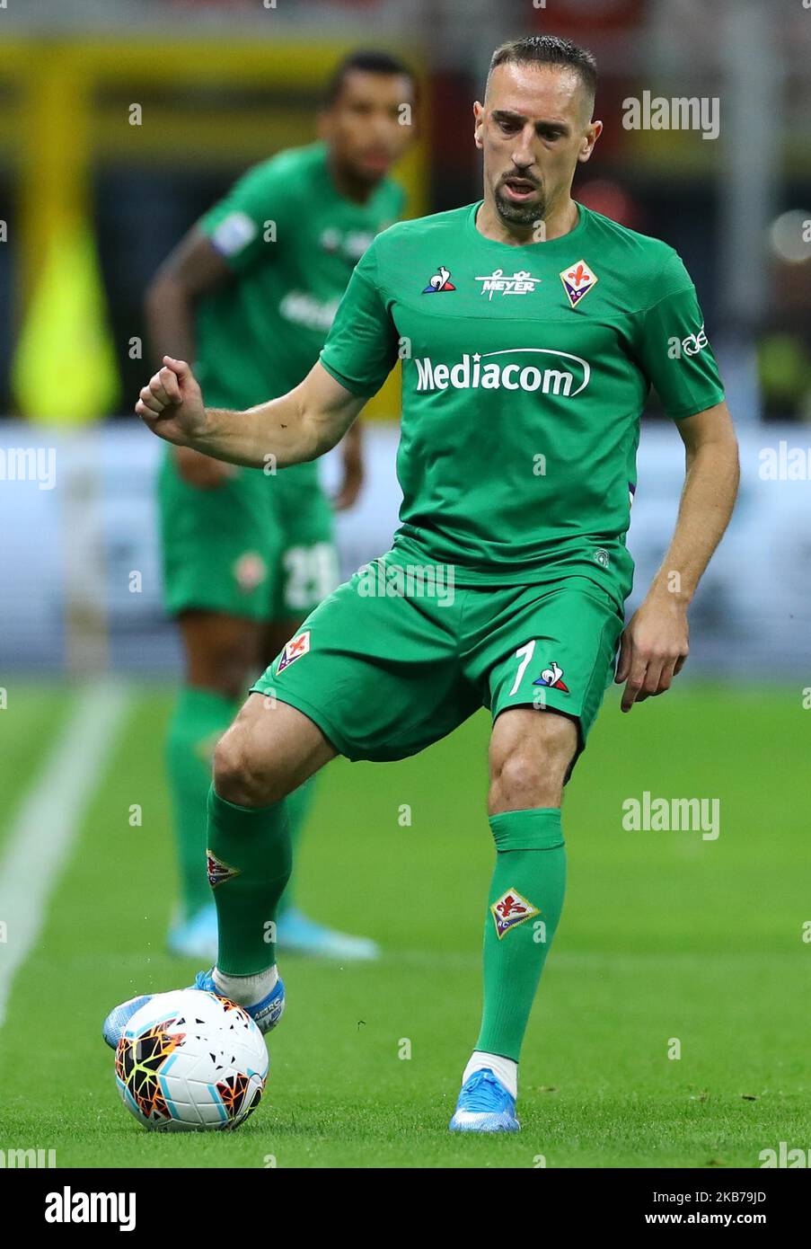 Franck Ribery during the Serie A match AC Milan v ACF Fiorentina at the ...