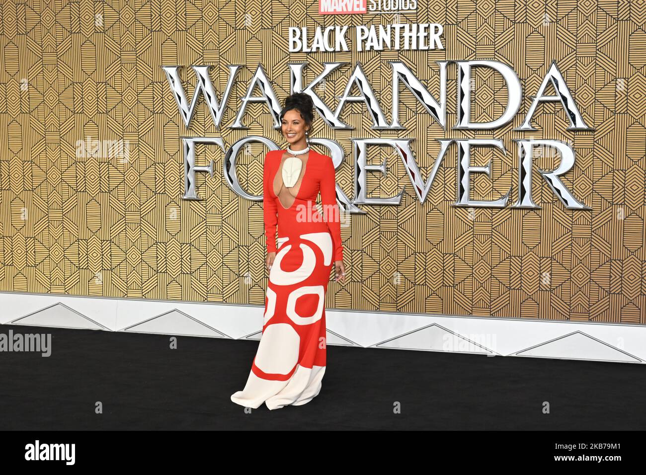 London, UK - 3rd November 2022 Maya Jama at European premiere of Black ...