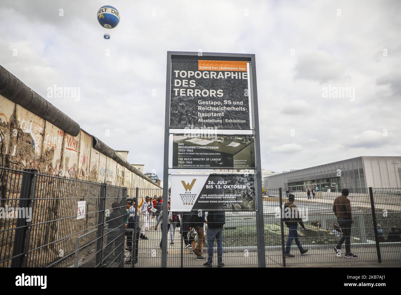 Topography of Terror museum in Berlin, Germany on 26th September, 2019 ...