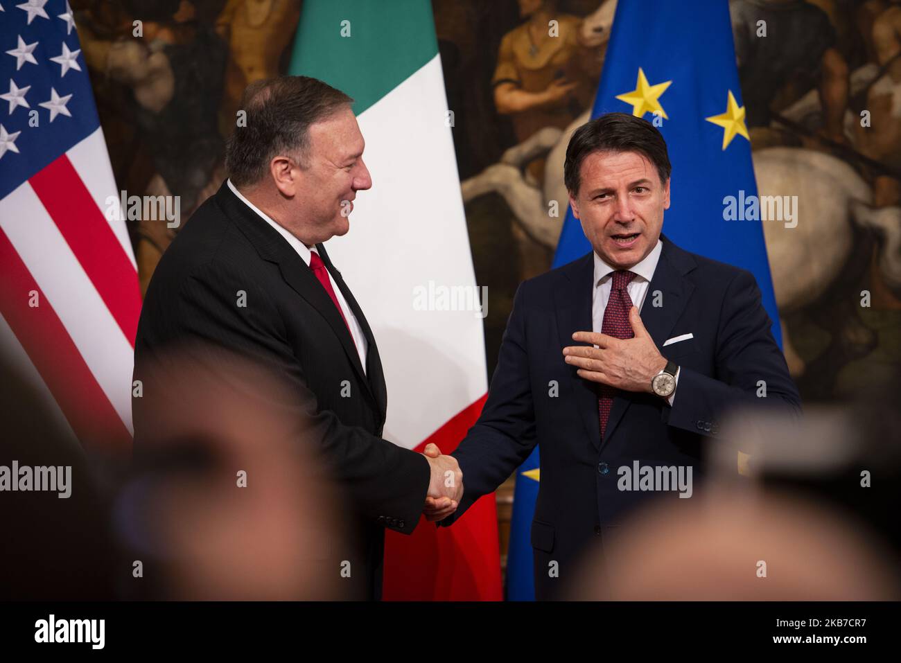 Italy rome politics giuseppe conte hi-res stock photography and images ...