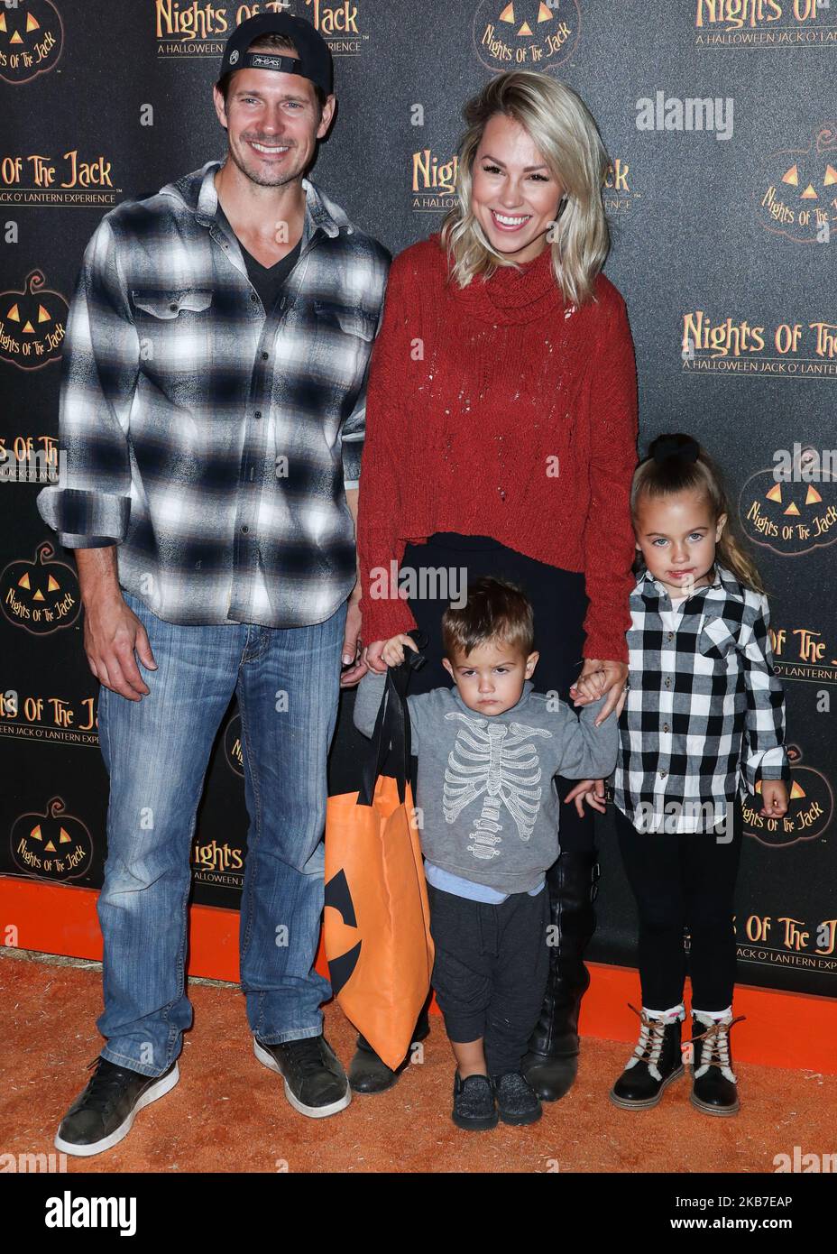 CALABASAS, LOS ANGELES, CALIFORNIA, USA - OCTOBER 02: Kyle Carson and Jessica Hall arrive at ...