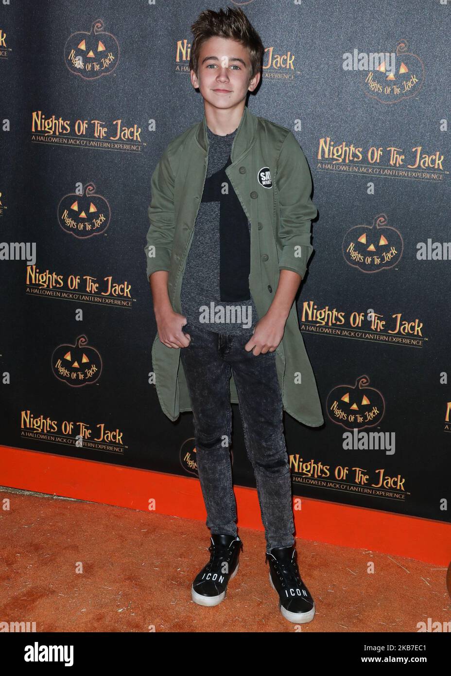 CALABASAS, LOS ANGELES, CALIFORNIA, USA - OCTOBER 02: Parker Bates ...