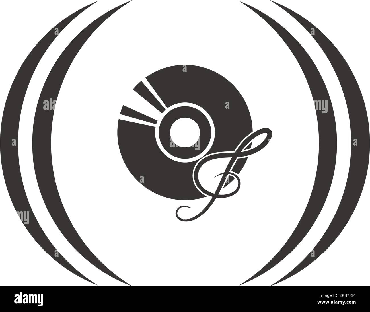 music audio logo vector illustration design Stock Vector Image & Art ...