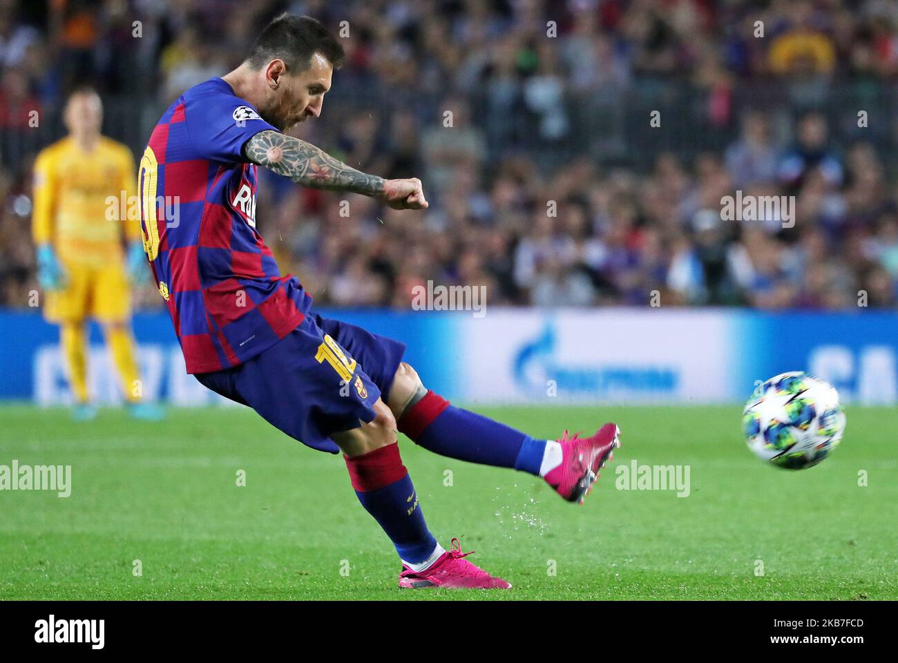 Leo Messi during the match between FC Barcelona between Inter ...
