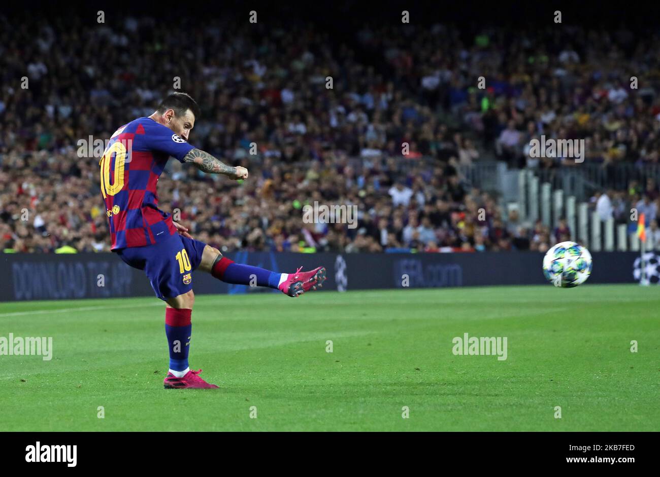 Leo Messi during the match between FC Barcelona between Inter ...