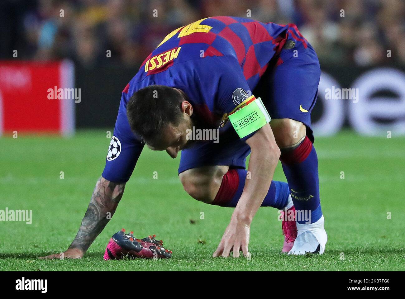 Leo Messi during the match between FC Barcelona between Inter ...