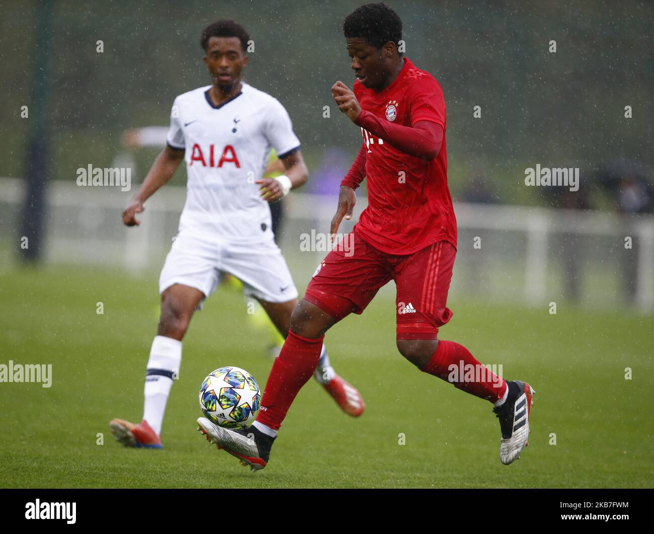 Bright Akwo Arrey -Mbi of Bayern Munich during UAFA Youth League ...