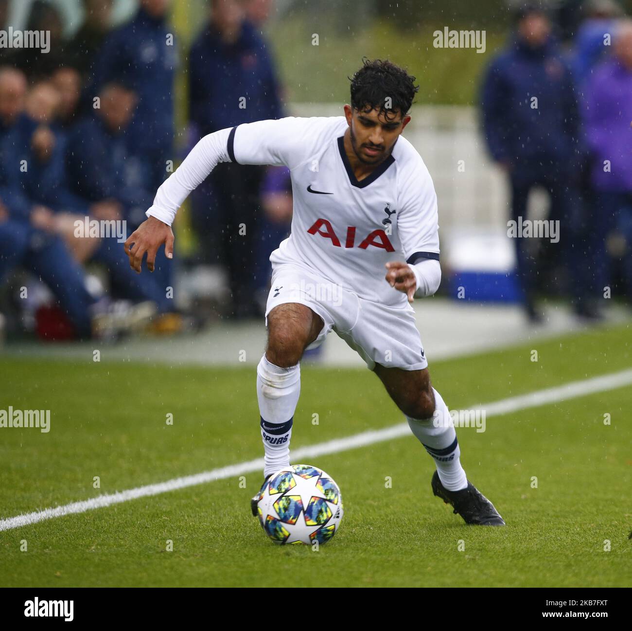 Dilan Markanday of Tottenham Hotspur during UAFA Youth League between ...