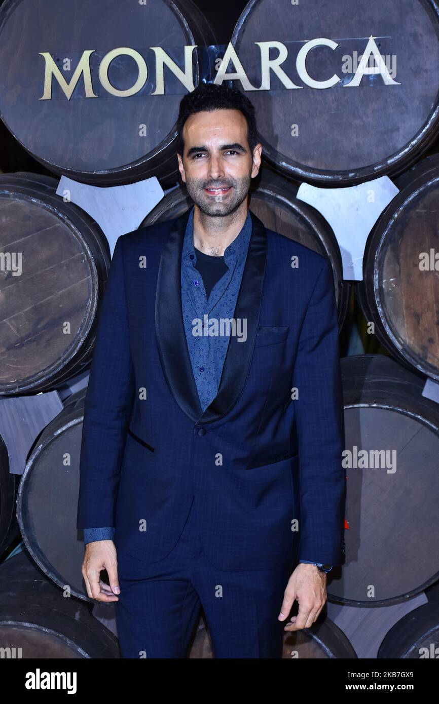 Arturo Barba poses for photos during a red carpet of Monarca Tv Series ...