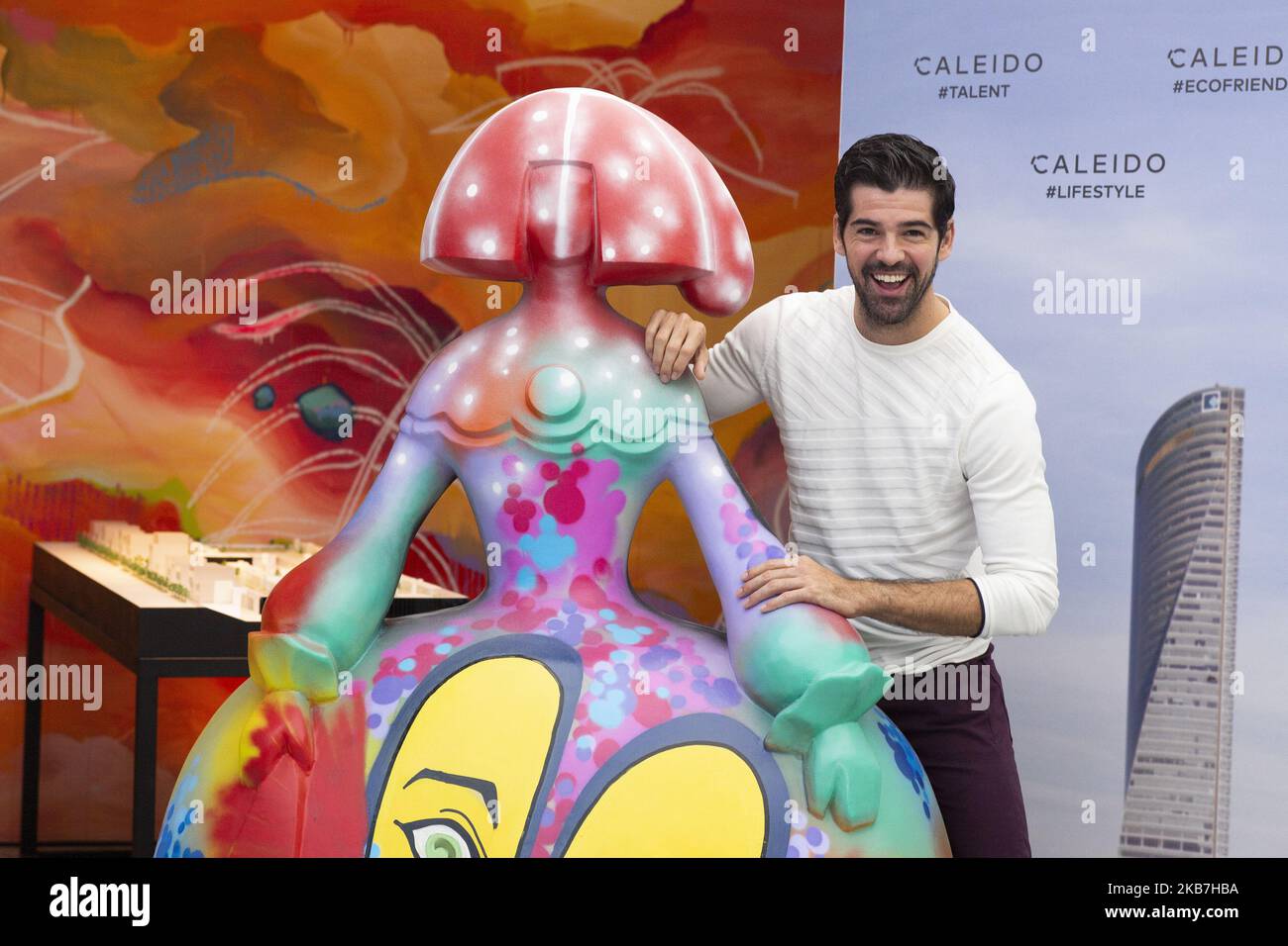 Spanish actor Miguel Angel Munoz presents Meninas Madrid Gallery at ...