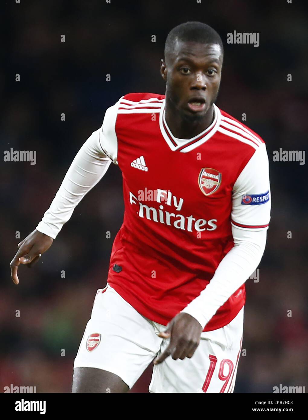 Nicolas Pepe of Arsenal during UEFA Europa League Group F between ...