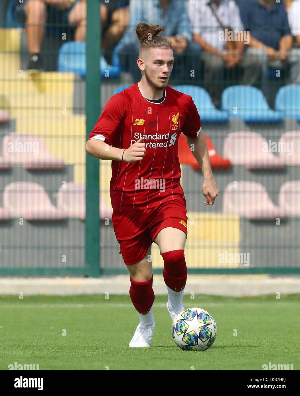 Harvey Elliott of Liverpool in action during the UEFA Youth League ...