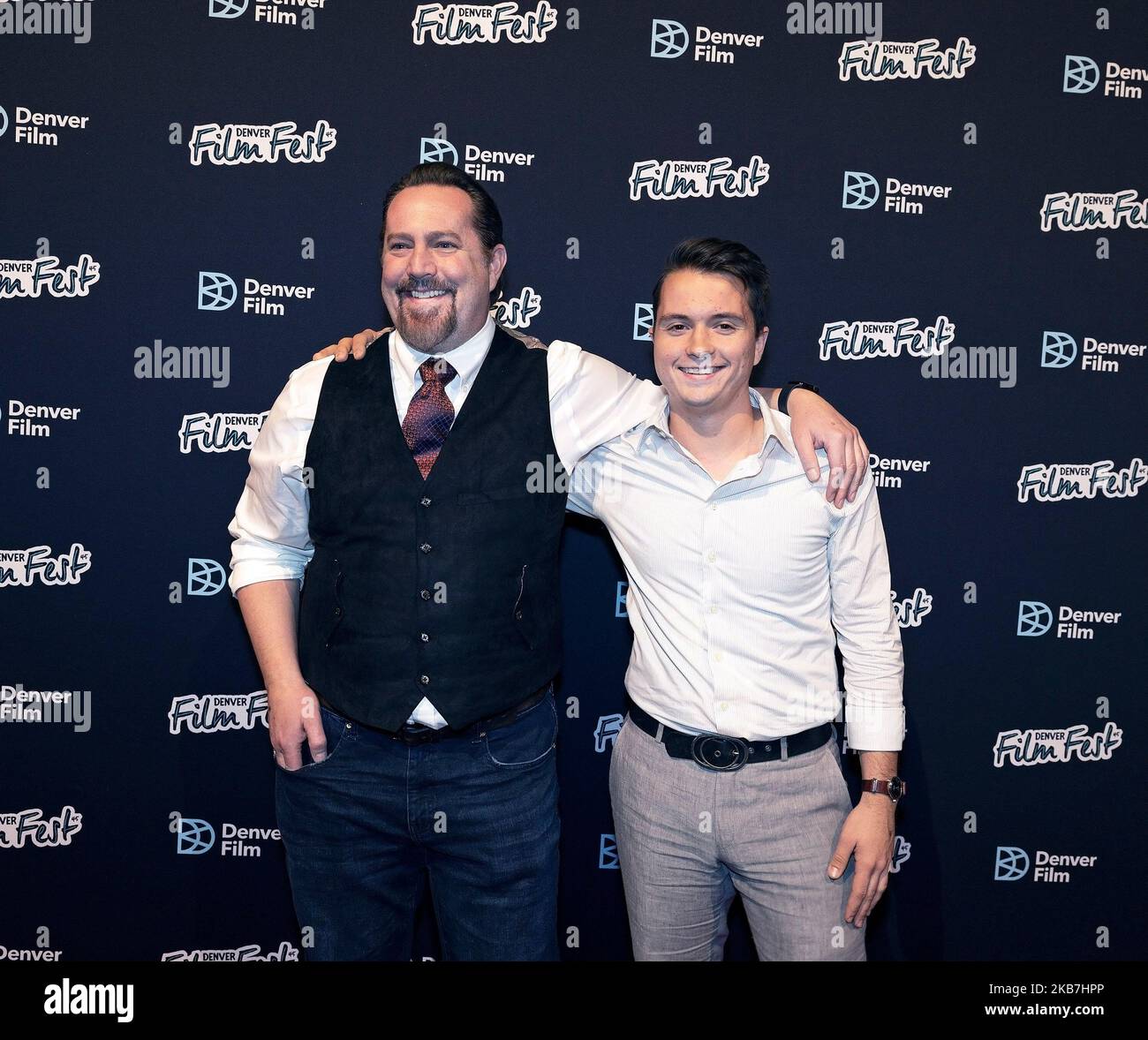 November 2, 2022, Denver, Colorado, USA: JOSH TODD (Producer), & EVAN WILEY (Director) for the ...