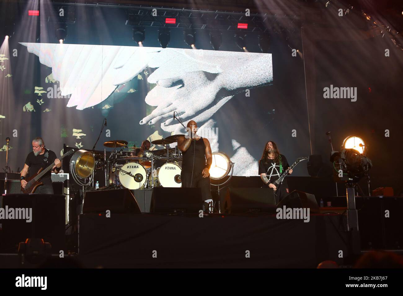 Brazilian band Sepultura performs in concert in the Rock In Rio ...