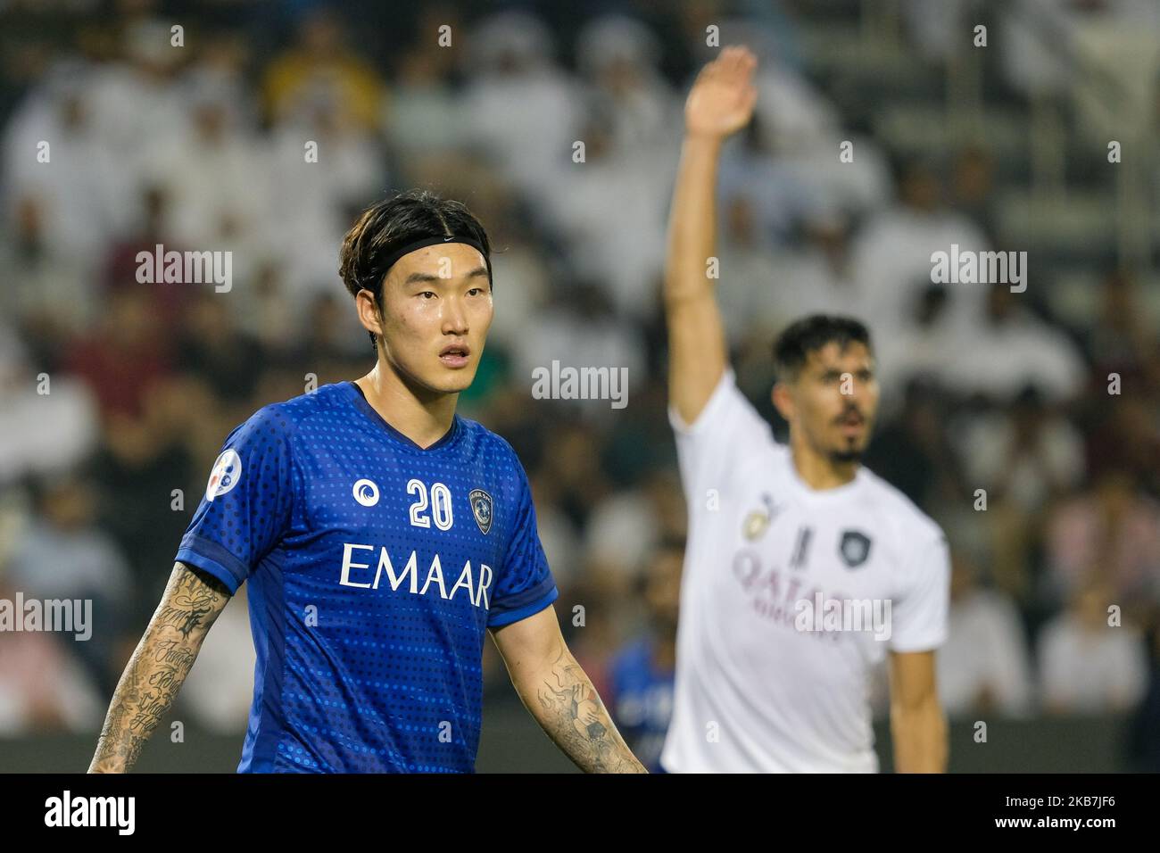 Jang Hyun-Soo during the first leg of the AFC Champions League semi finals between Al Sadd and ...