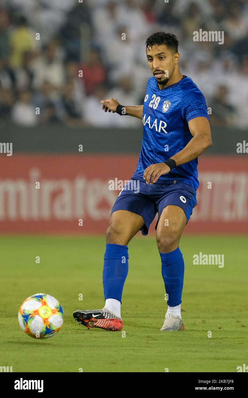 Salem Al Dawsari on the ball during the first leg of the AFC Champions ...