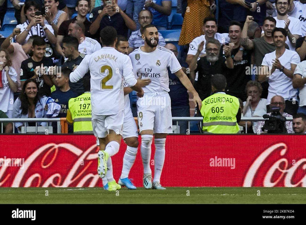 Real madrid benzema celebrates hi-res stock photography and images - Alamy