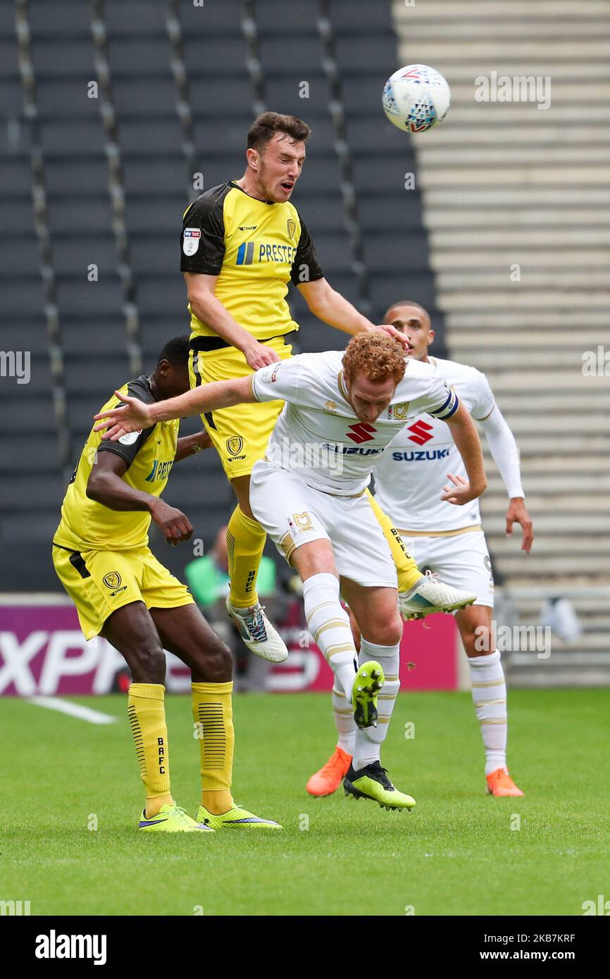 Milton keynes dons captain dean lewington hi-res stock photography and ...