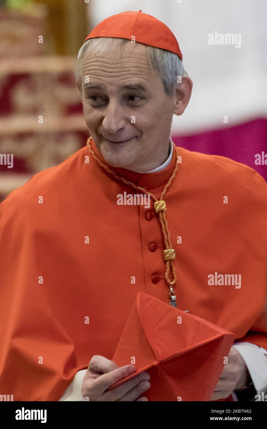 New cardinal Matteo Maria Zuppi attends Pope Francis' opening Mass for ...