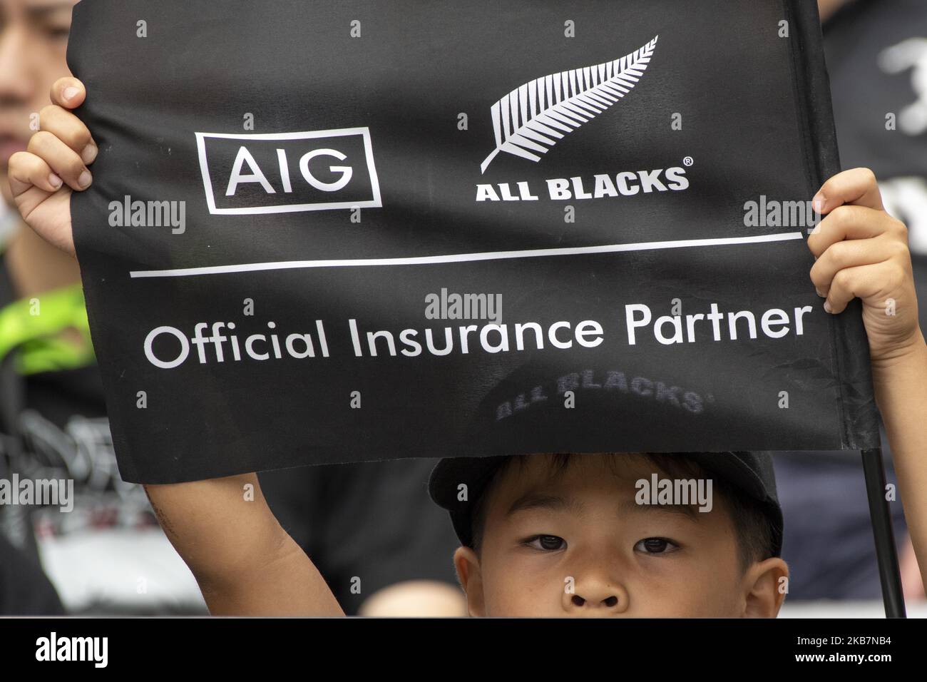 Fan enjoy the atmosphere prior to the Rugby World Cup 2019 Group B game ...