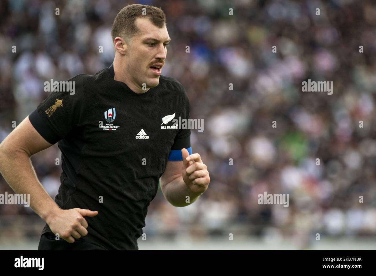 Brodie Retallick of New Zealand in action during the Rugby World Cup ...