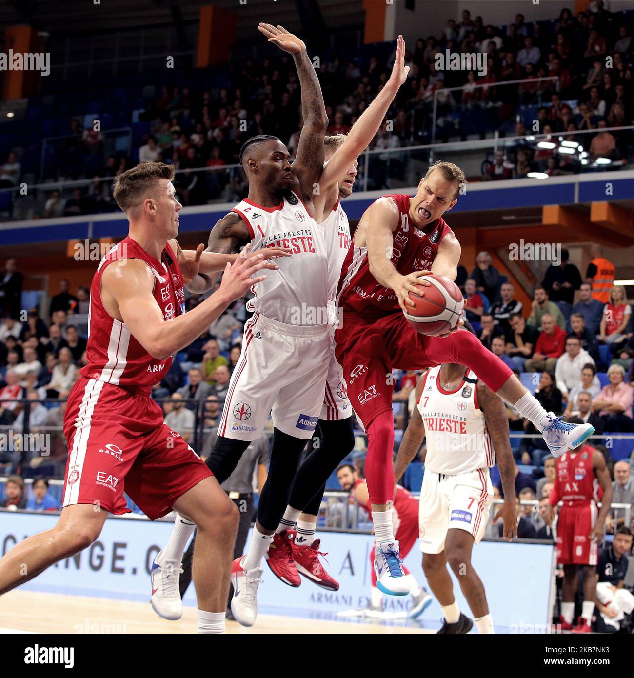 Michael Roll of AX Armani Exchange Olimpia Milan in action during the ...