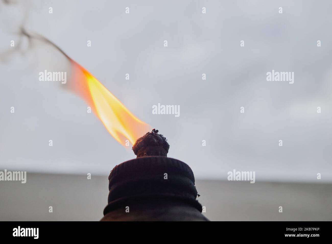 Oil torch hi-res stock photography and images - Alamy