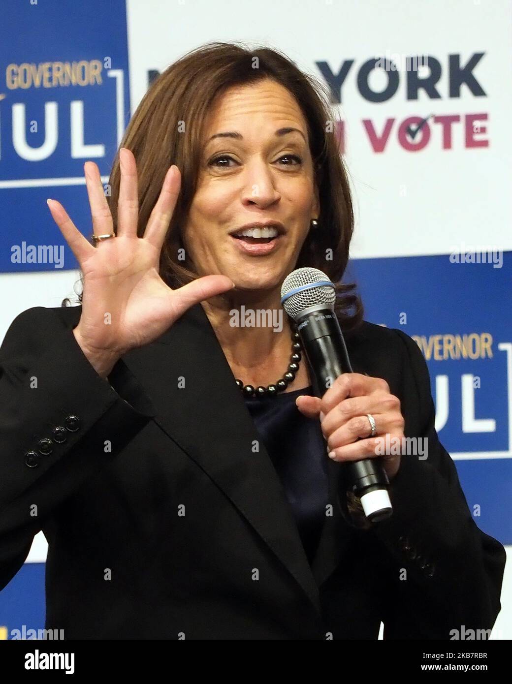 New York Ny Usa 3rd Nov 2022 Vice President Kamala Harris Speaks