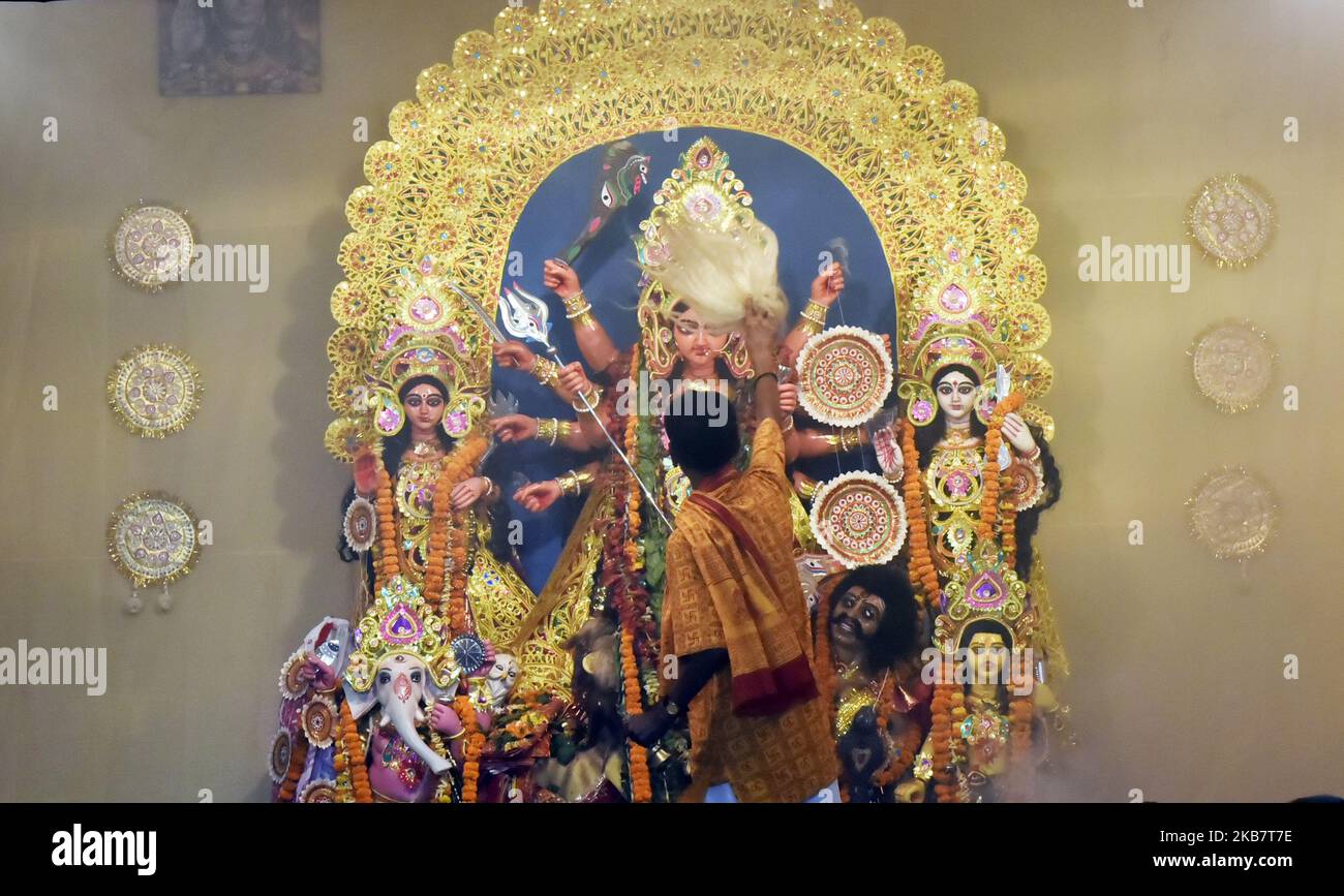 Durga puja in Kolkata, India, 07 October, 2019. The five-day Durga Puja ...
