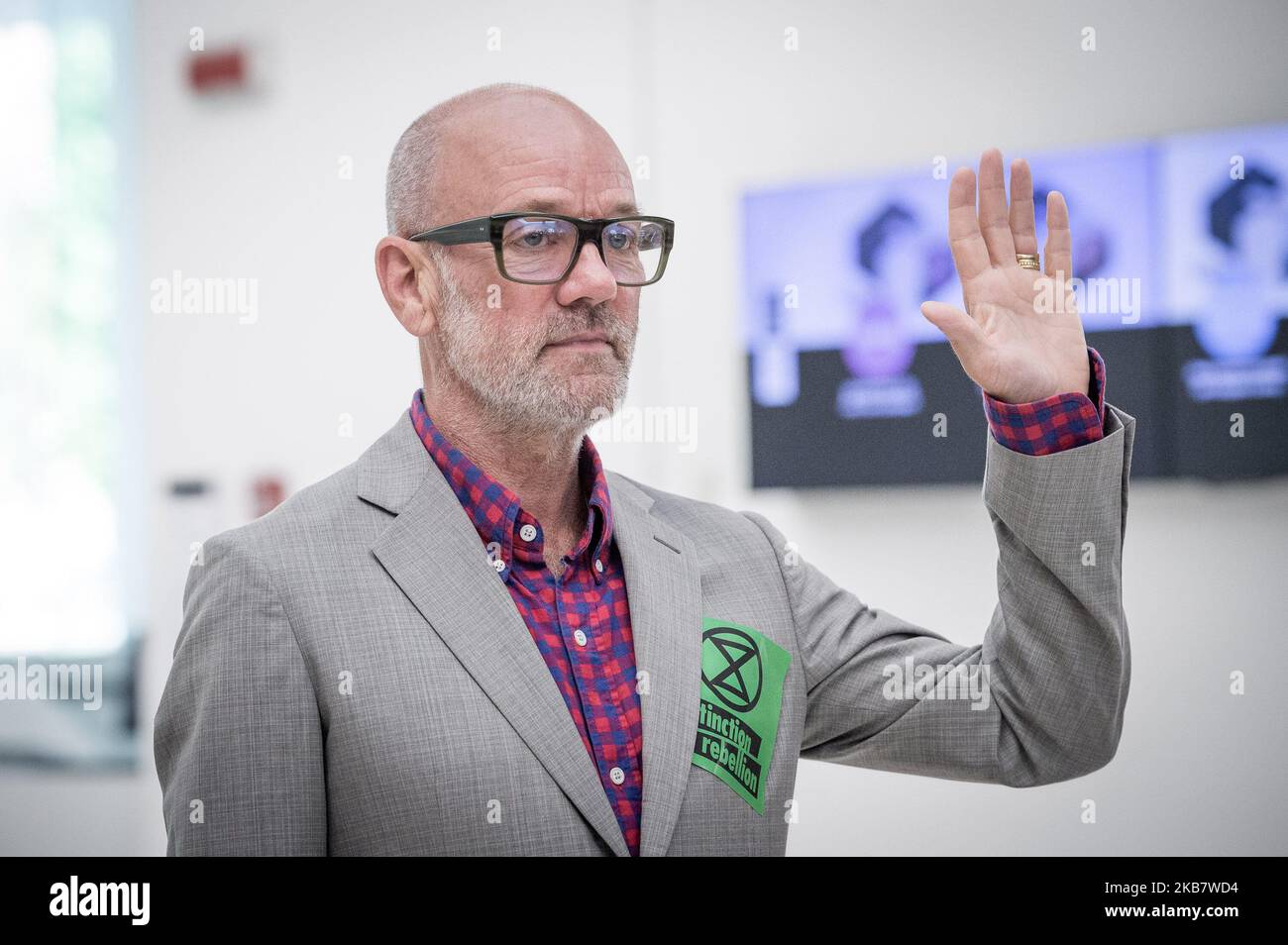 Michael Stipe attends the photocall for the presentation of his second ...