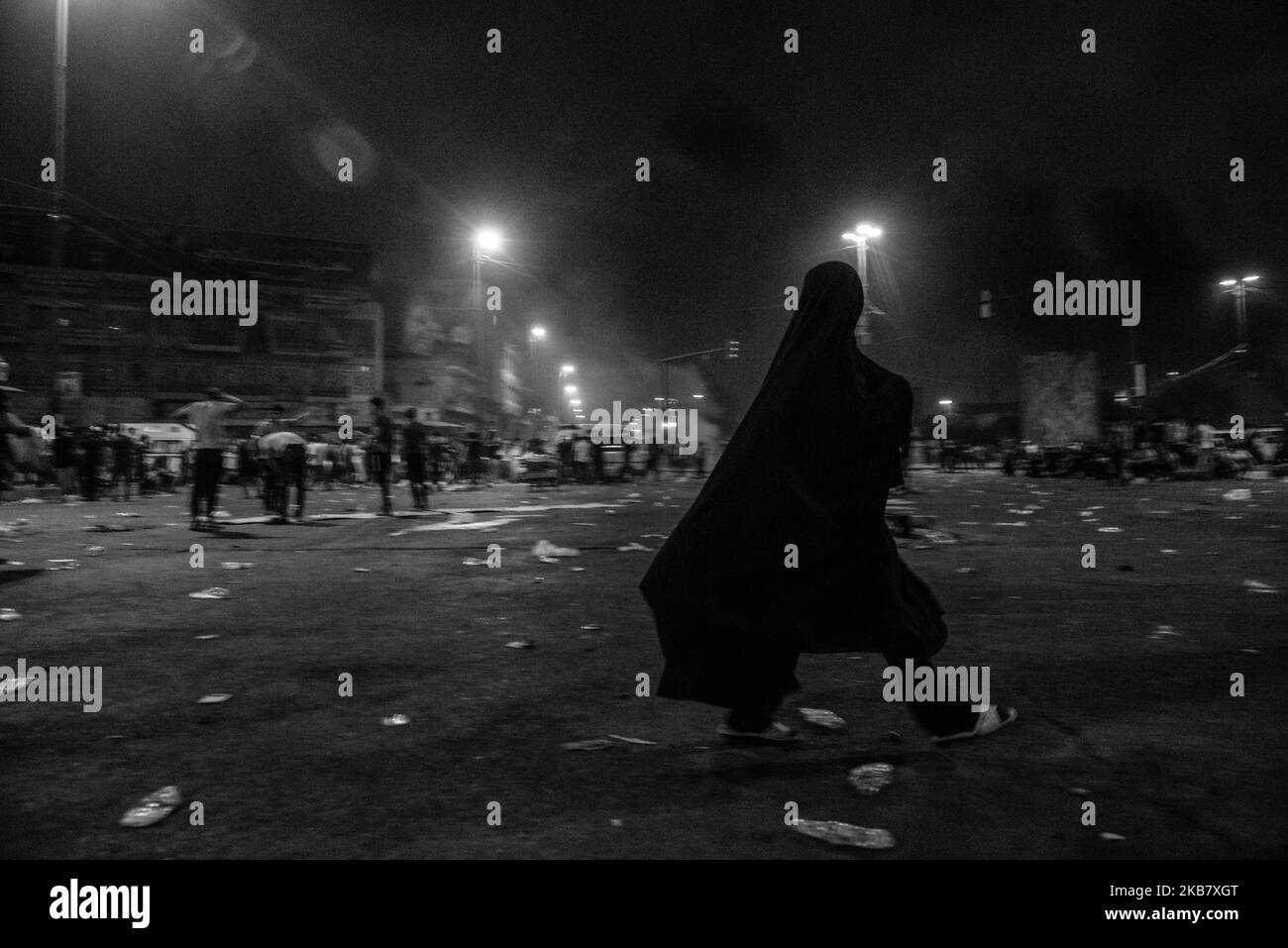 (EDITOR NOTE: This image has been converted in black and white) Iraqi ...
