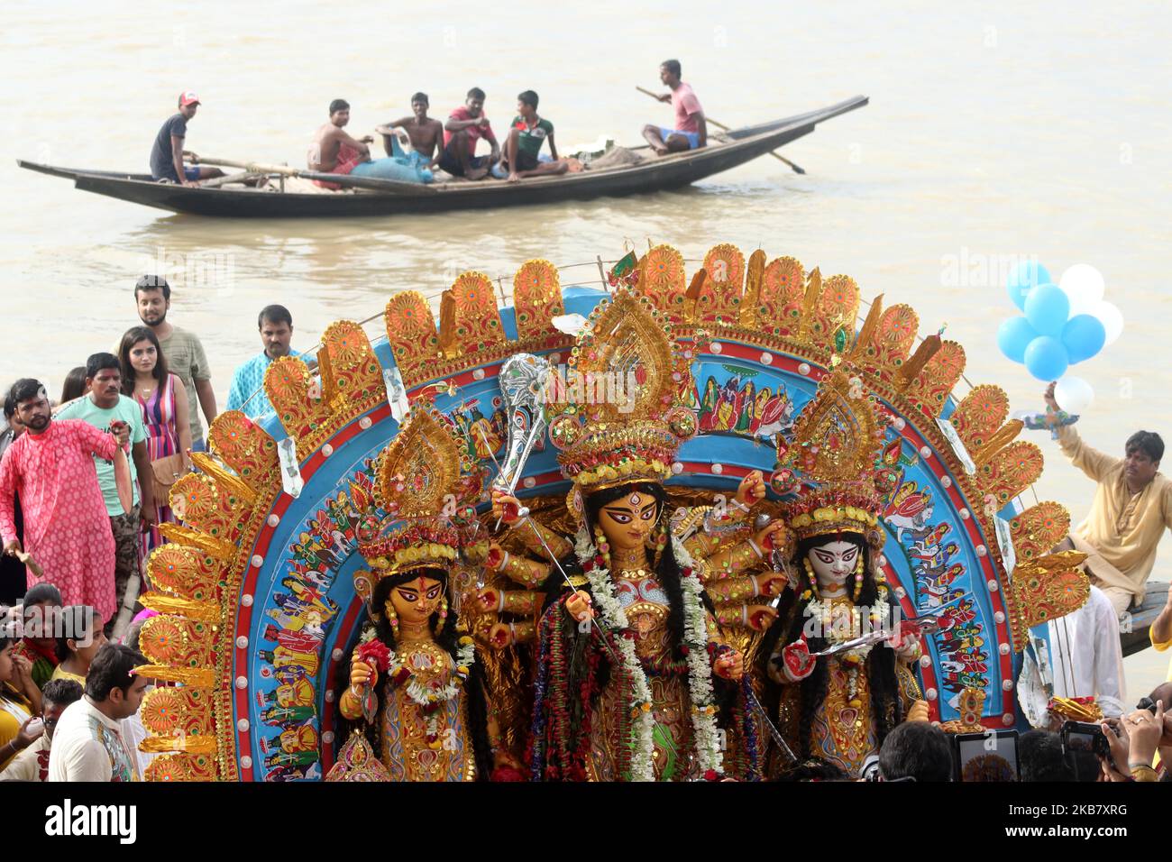 Sovabazar rajbari durga idol hi-res stock photography and images - Alamy