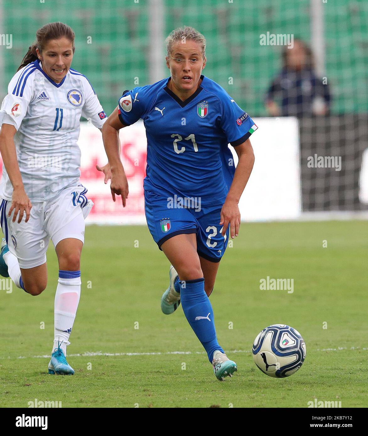 Valentina Cernoia of Italy during EURO 2021 Qualification Women's ...