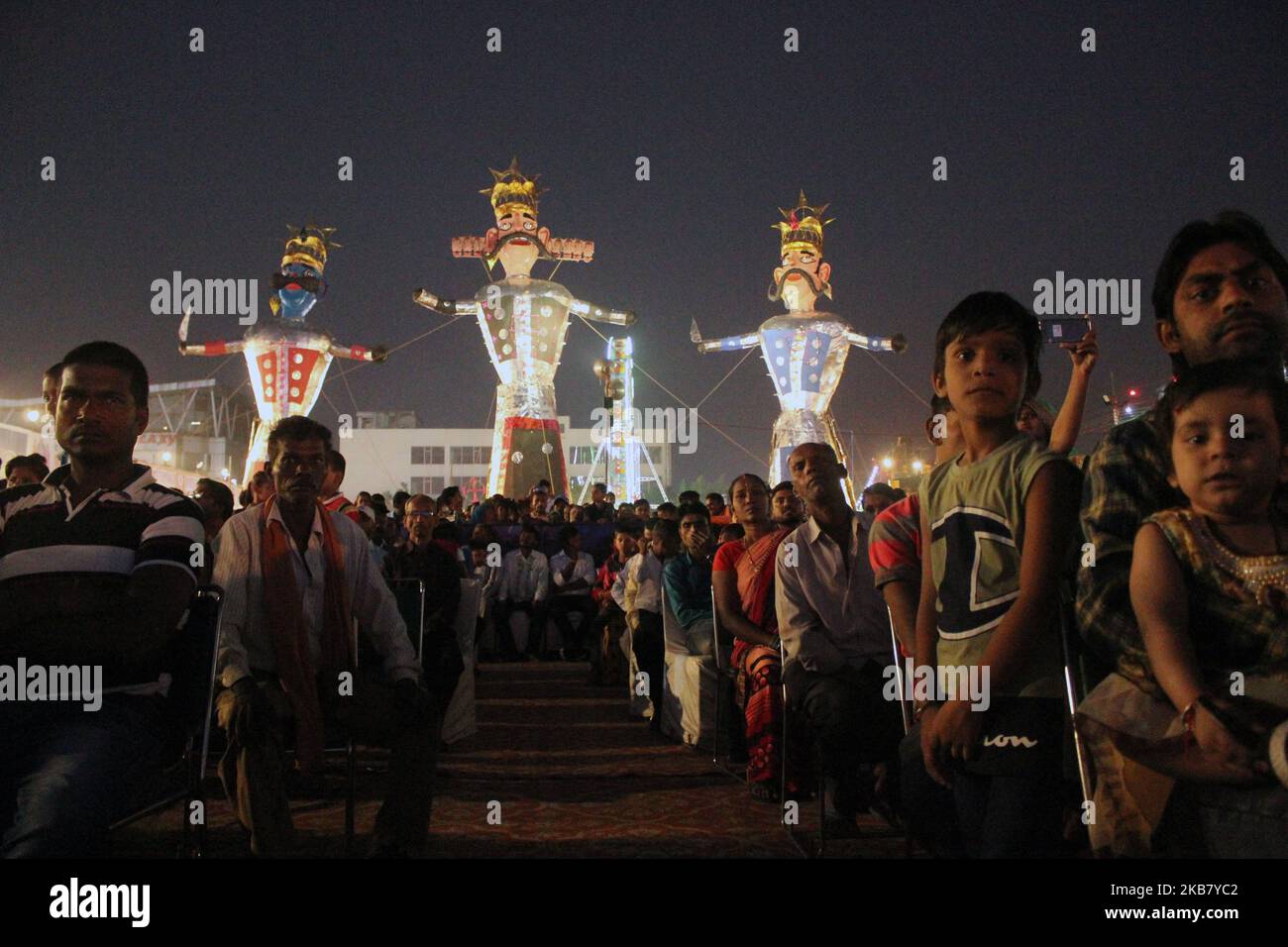 Giant effigies of demon king ravana hi-res stock photography and images ...