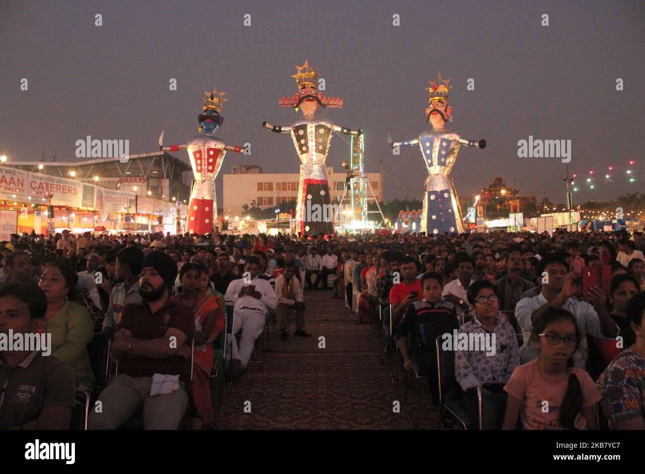 Giant effigies of demon king ravana hi-res stock photography and images ...