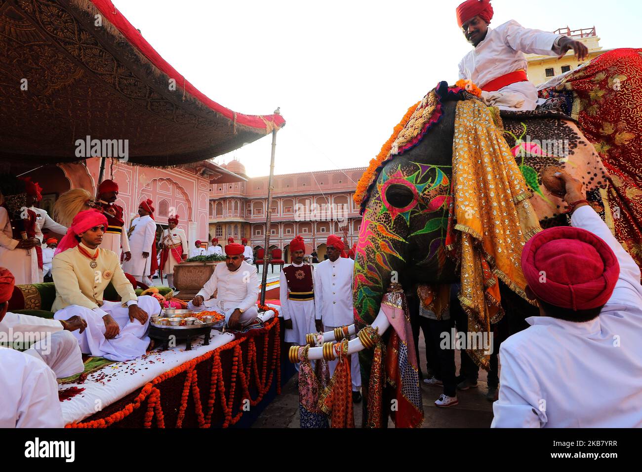 Former Royal Family of Jaipur Maharaja Padmanabh Singh during the ...