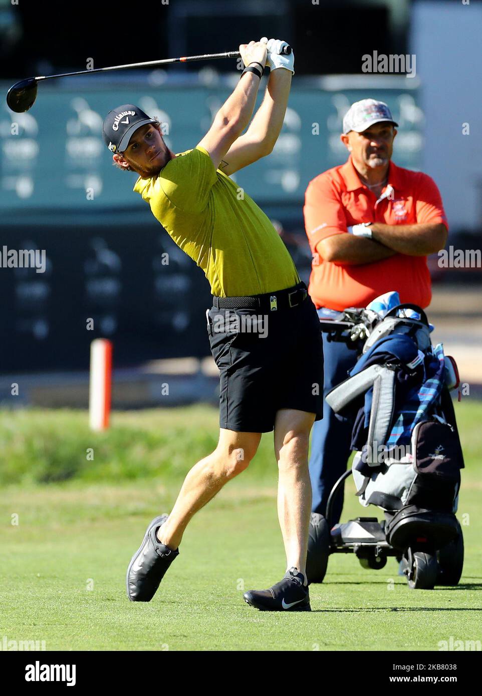 Thomas Pieters (BEL) during the Rolex Pro Am at Golf Italian Open in ...