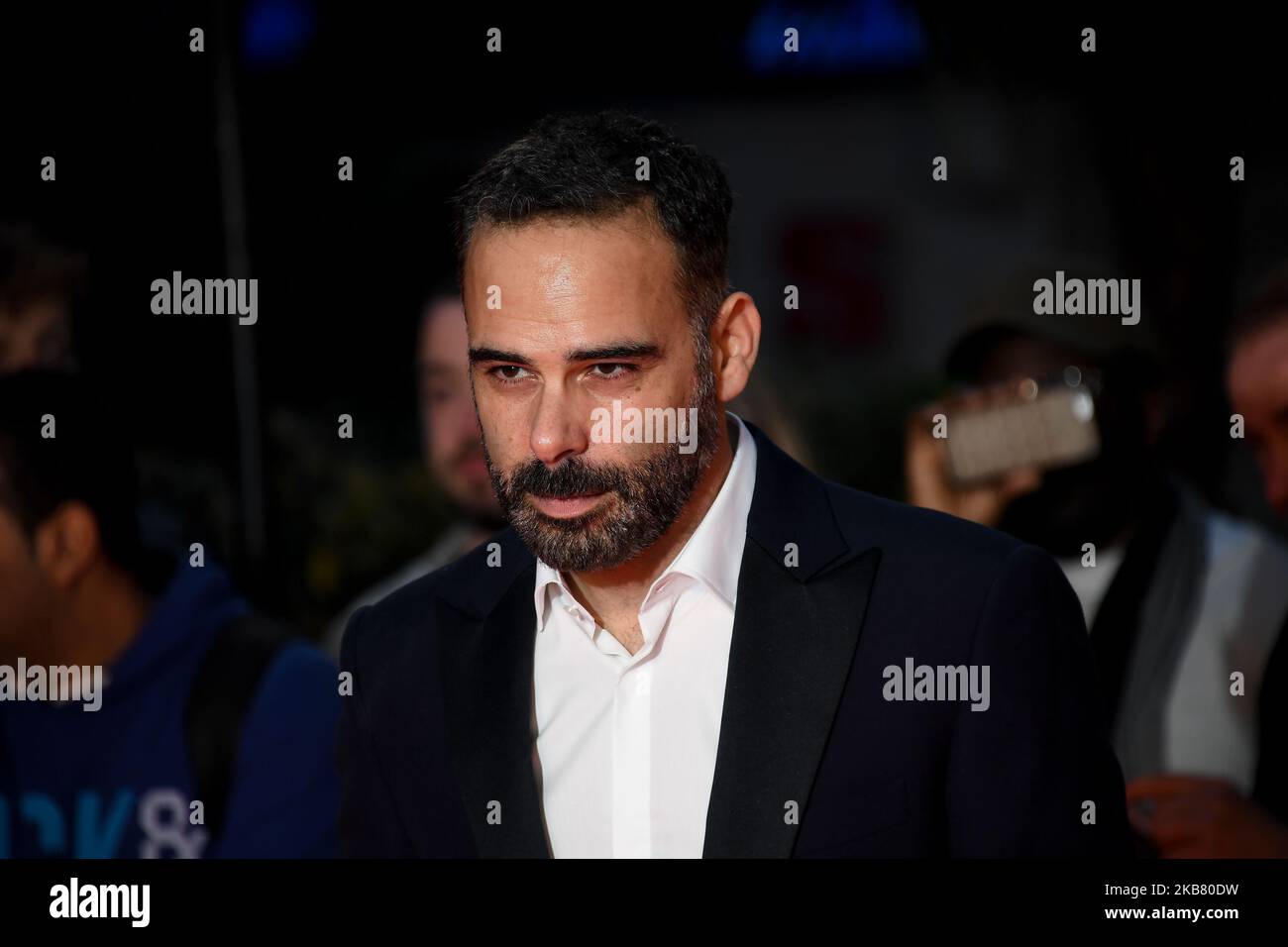 Manolis Emmanouel attends the Greed European Premiere during the 63rd ...