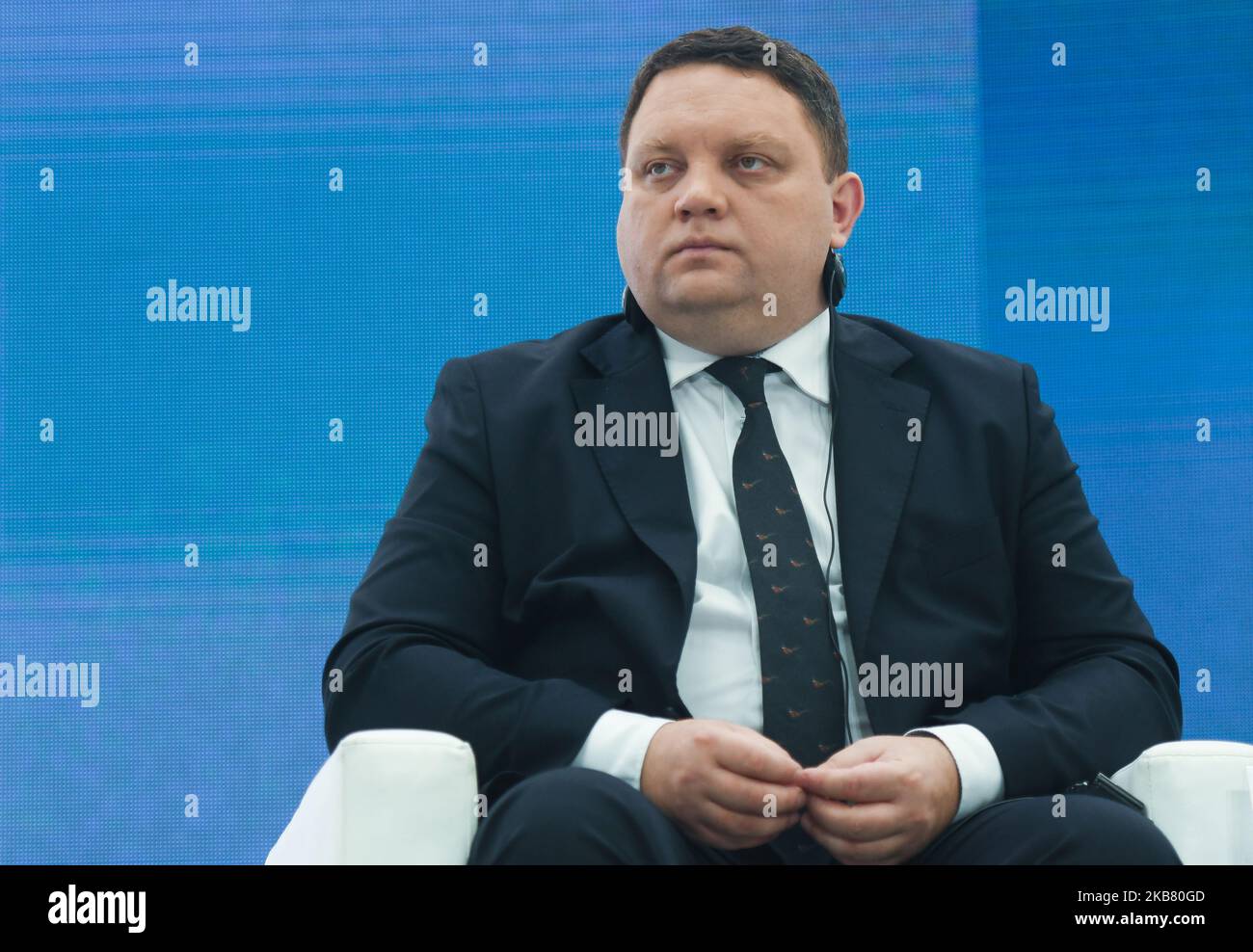 Marcin Chludzinski, a Chairman of KGHM Polska Miedz S.A., seen at ...