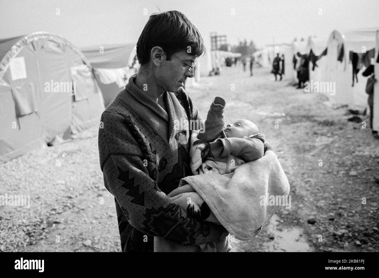 Kurdish father Black and White Stock Photos & Images - Alamy