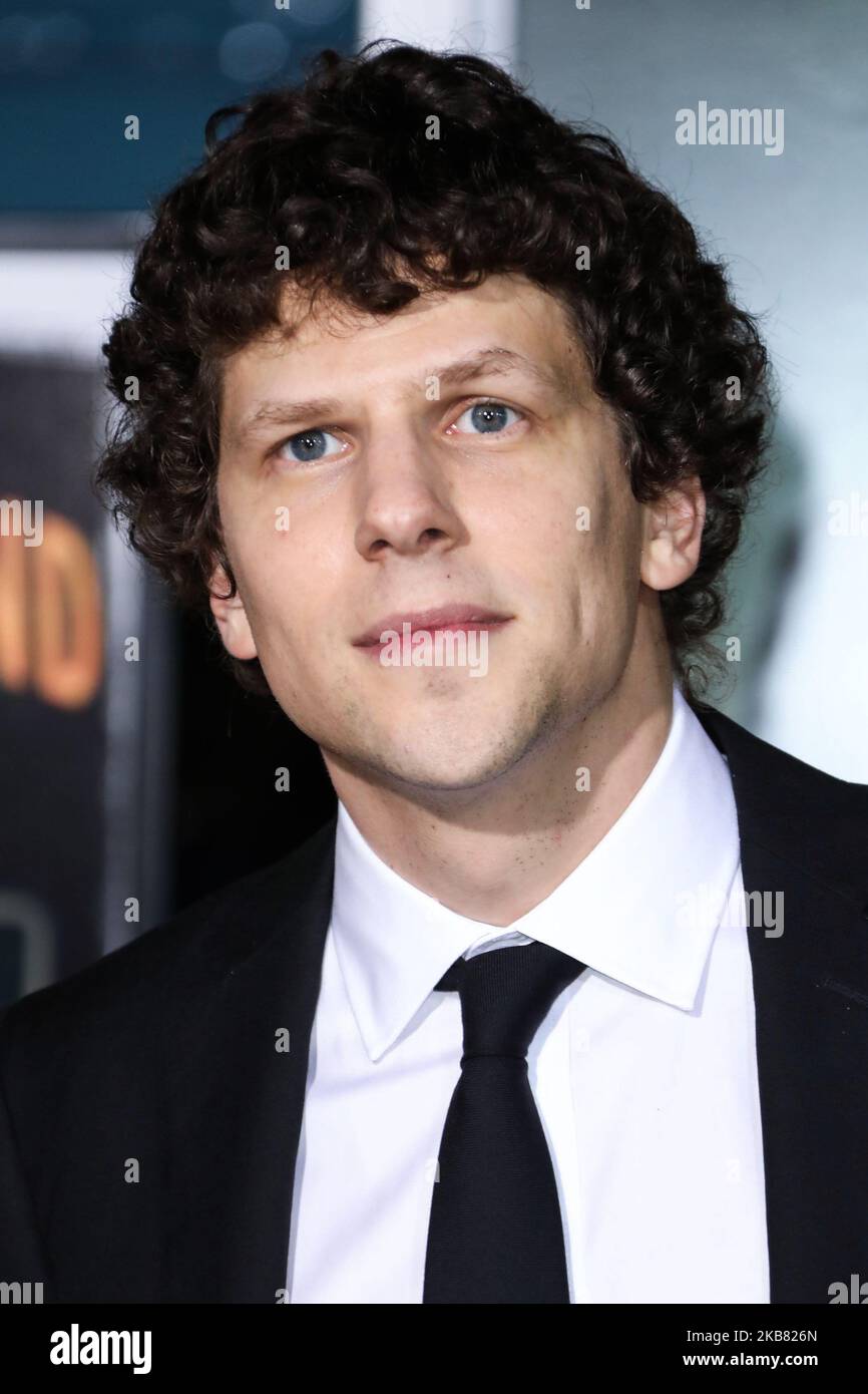 WESTWOOD, LOS ANGELES, CALIFORNIA, USA - OCTOBER 10: Jesse Eisenberg ...