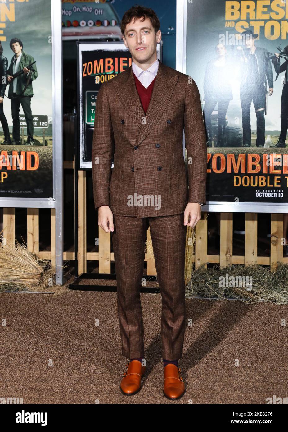 WESTWOOD, LOS ANGELES, CALIFORNIA, USA - OCTOBER 10: Actor Thomas ...