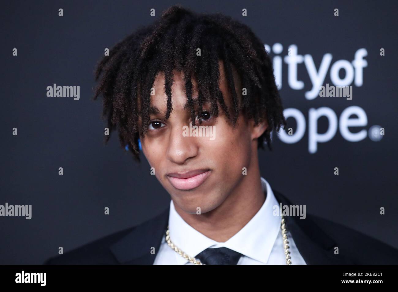 SANTA MONICA, LOS ANGELES, CALIFORNIA, USA - OCTOBER 10: Kofi arrives ...